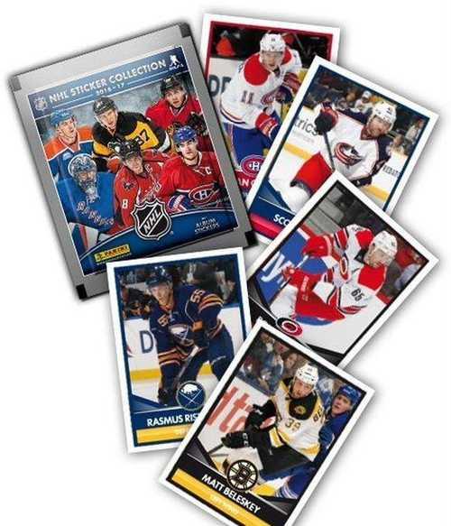 Наклейки NHL 16-17 Наклейки кхл 17-18 Panini