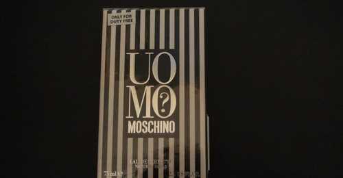 Uomo moschino 75ml новый мужской парфюм