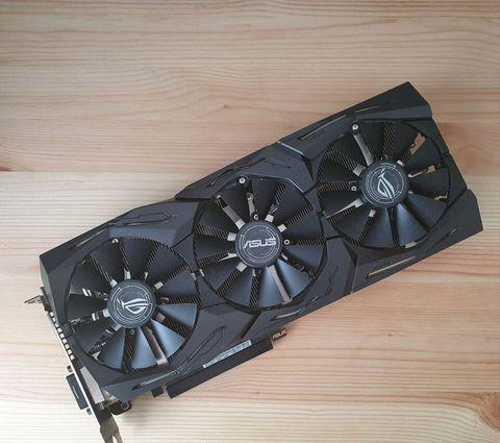 Видеокарта asus ROG Strix 1070 ti 8 GB