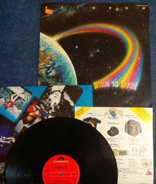 Rainbow "down to earth"1979 виниловая пластинка