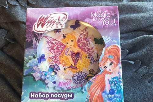 Winx Набор посуды обсолютно новый