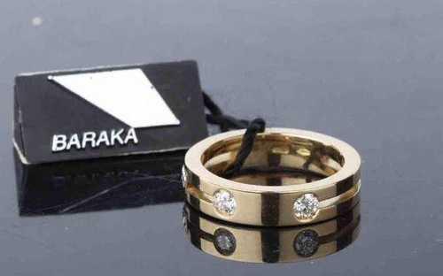 Золотое кольцо Baraka 0.24 ct 9.5 гр