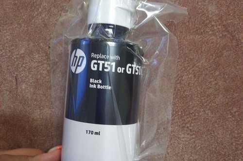 Чернила для принтера hp GT51 or GT51xl