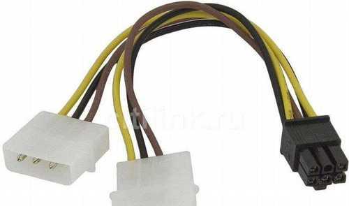 Переходник molex-6 pin/molex-sata