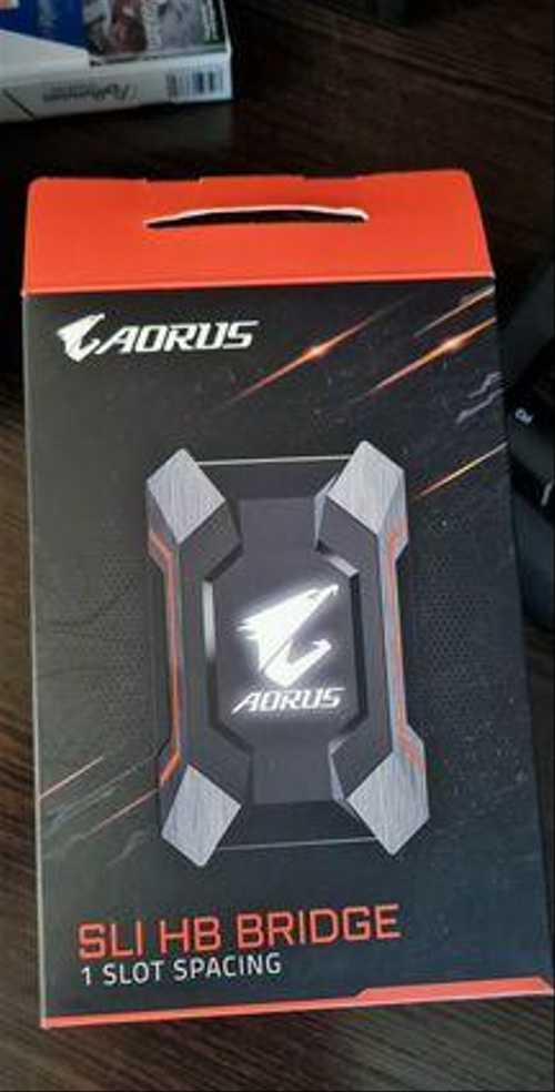 Мост SLI Gigabyte aorus SLI HB bridge RGB