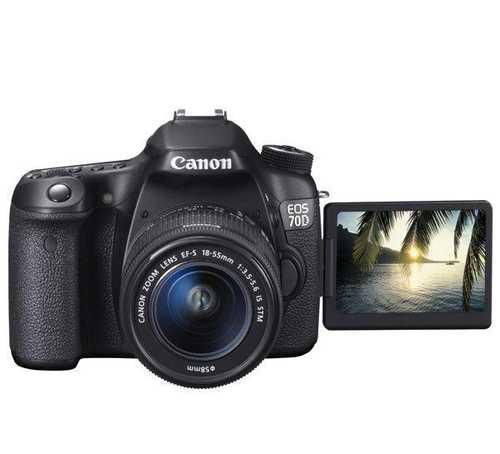 Зеркальный фотоаппарат Canon EOS 77D Kit 18-55 IS