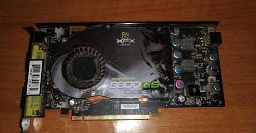 Видеокарта XFX 8800GS 384mb DDR3 (под ремонт)