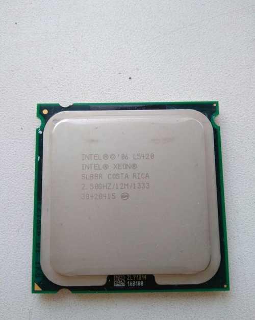 Xeon L5420 2.5Ghz x 4/LGA 775/L2 12 Mb/TDP 50W