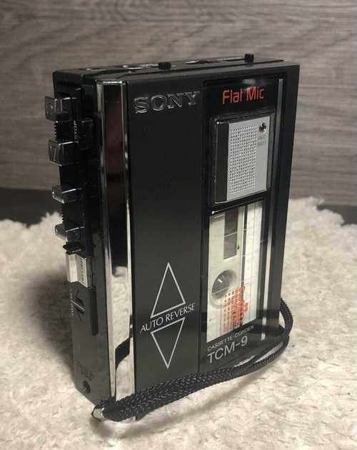 Sony TCM-9 плеер кассетный Japan Винтаж