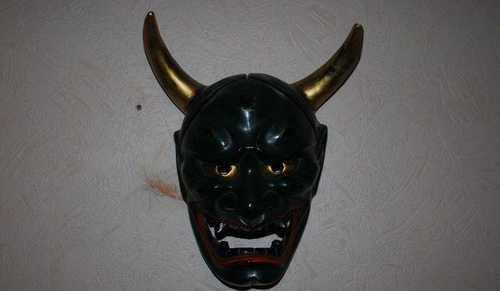 Антикварная японская маска 18 века в отл.состоянии