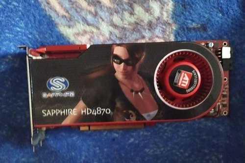 Видеокарта Sapphire Radeon HD4870 DDR5 256 Bit 512
