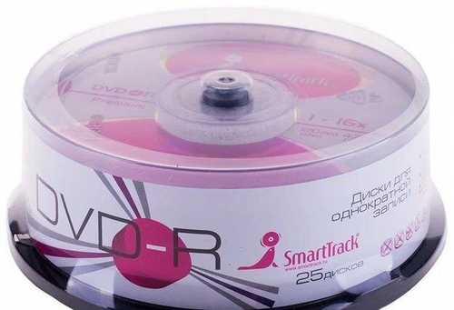 Диск записываемый DVD-R SmartTrack 4.7Gb 16x sp/25