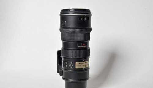 Nikon AF-S 70-200/2.8G VR