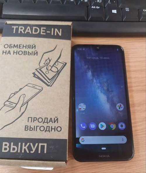 Телефон Nokia 2.2 16GB (TA-1188) Steel