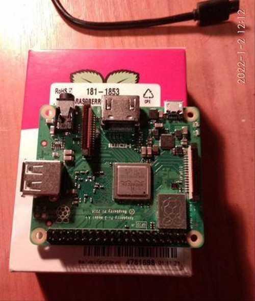 Микрокомпьютер Raspberry Pi 3 A+