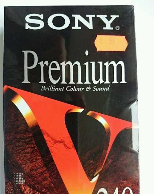 Видеокассета новая new Vhs Sony Сони Е-240 Vf