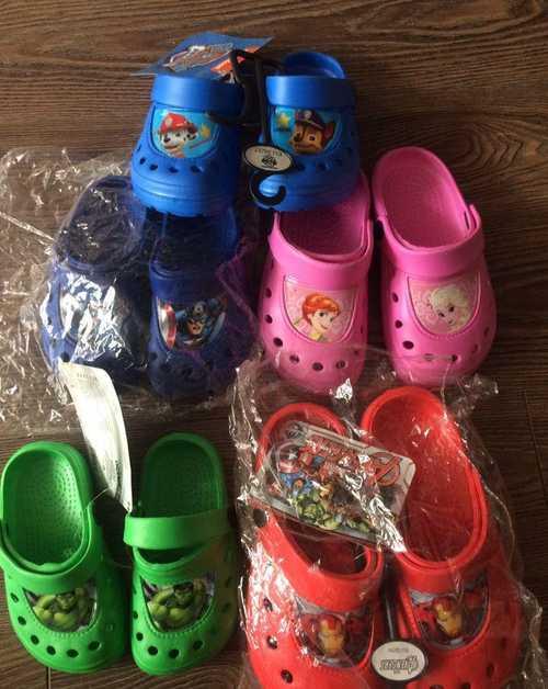 Резиновые тапки, crocs, сланцы