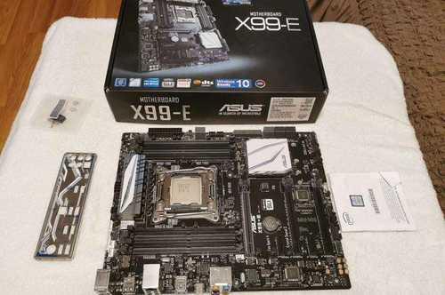 Материнская плата Asus x99 e, плюс i7 6800k 2011-3