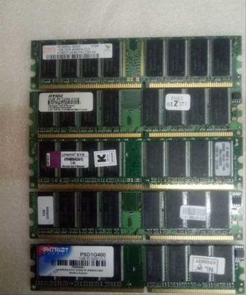 DDR 400 1 гб PC3200, DDR1