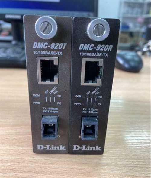 Пара медиаконвертеров D-Link dmc-920