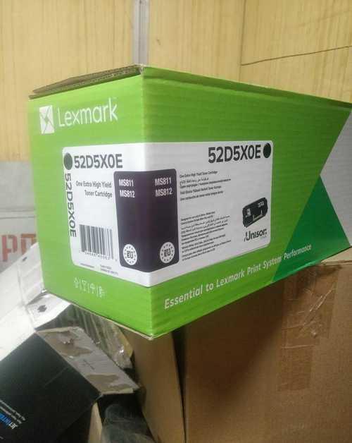 Оригинальный картридж Lexmark 52D5X0E. Новый