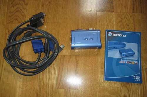 KVM переключатель TrendNet TK-207K 2x VGA USB