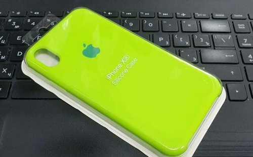 Silicone Case iPhone Xr Grass Green