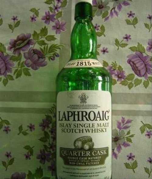 Бутылка из под односолодового виски Laphroaig