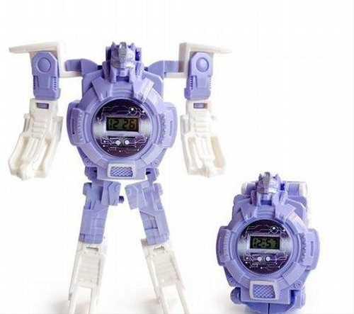 Детские часы-трансформер Robot Watch, Purple