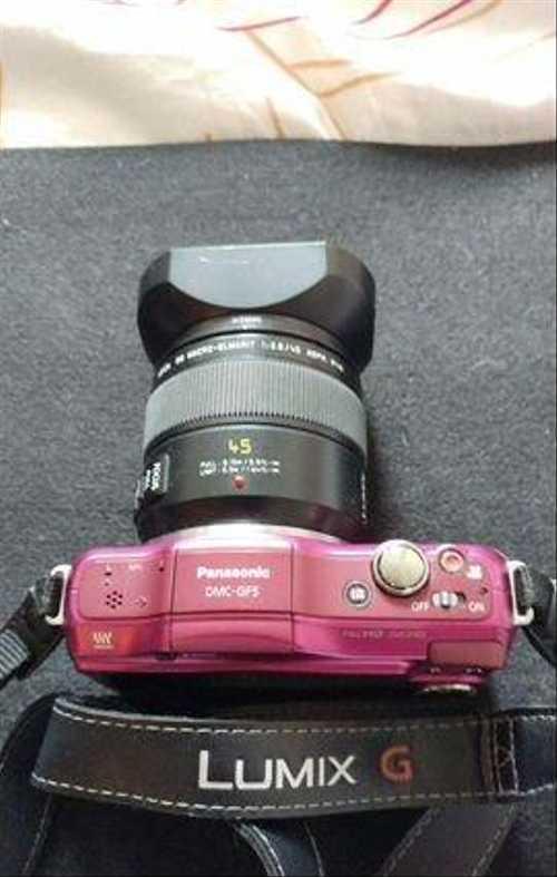 Объектив Lumix Leica H-ESO45mm+Panasonic GF-5