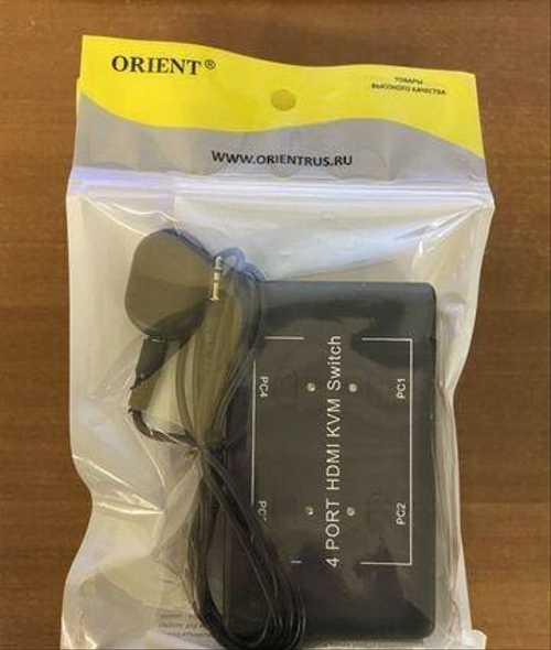 Переключатель KVM Orient 4-port hdmi KVM Switch