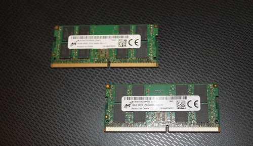 Оперативная память Micron SO-dimm DDR4 16Gb 2666MH