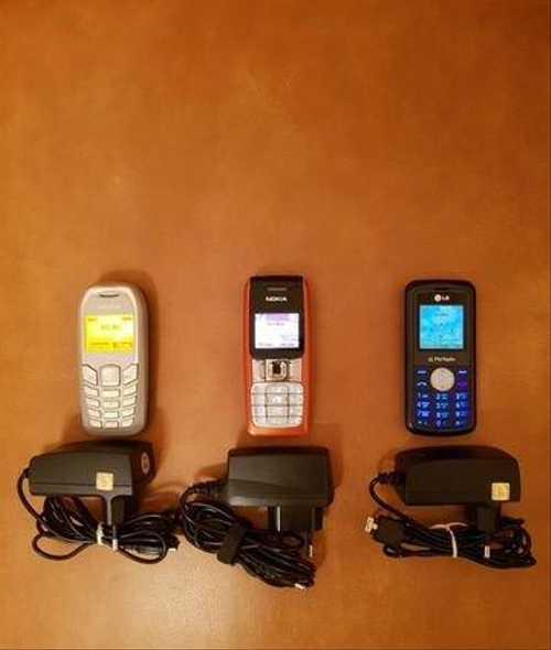 Редкие раритетные телефоны Nokia, Siemens, LG