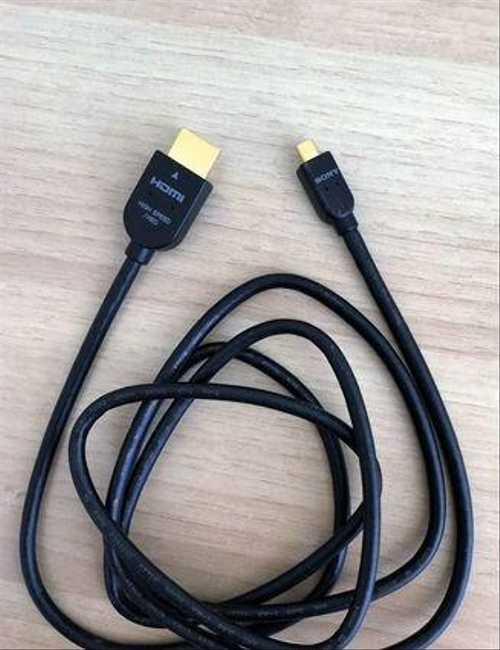 Кабель-провод hdmi-микро Sony, 1,5 м