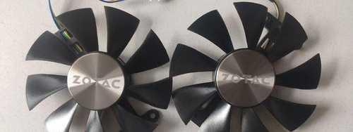 Вентиляторы для zotac PowerColor KFA 1060 580 480