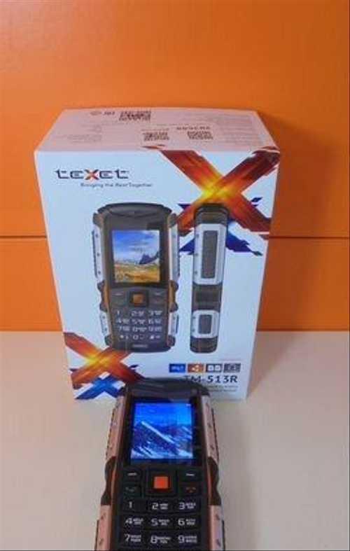 Texet TM-513R, новый, акб 2570, IP 67