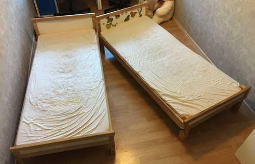 2 детские кроватки IKEA(матрас160х70см)