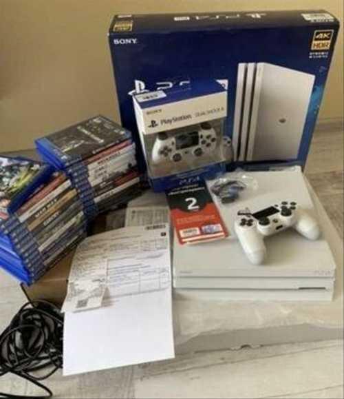 PS4 Playstation 4 Sony ps4 pro 1TB + 15 игр RDR 2