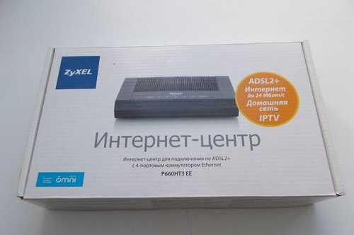 Маршрутизатор adsl zyxel P-660HT3 EE