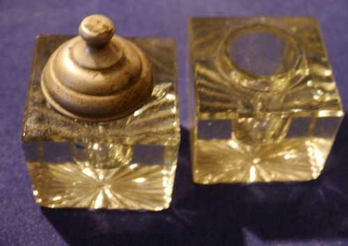 Чернильница антикварная с крышкой. Обмен,Аренда