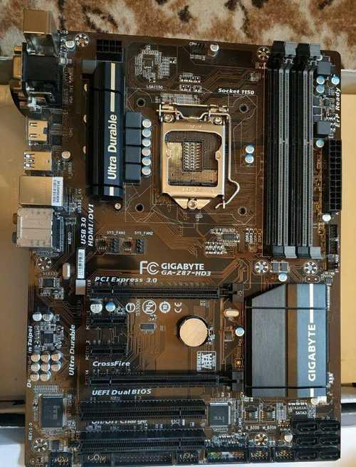Материнская плата Gigabyte z87-hd3 lga 1150