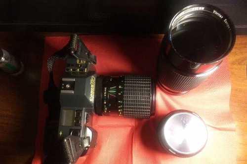 Canon T70 + 3 светосильных объектива (комплект)
