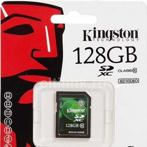 Карта памяти kingston sdxc 128 гб