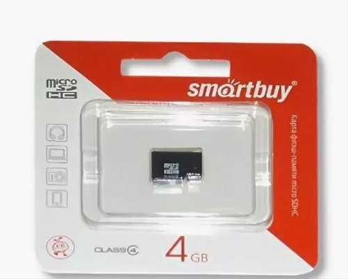 Карта памяти smartbuy 4gb