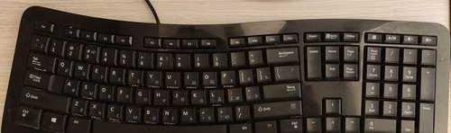 Клавиатура Microsoft + мышь Logitech