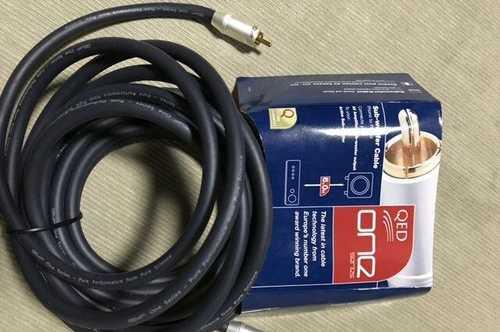 Qed One Subwoofer Cables 6м