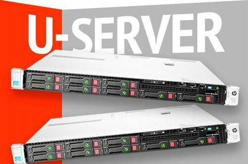 Сервер HP DL360p Gen8 8SFF p420i 1Gb 530SFP 1x750W