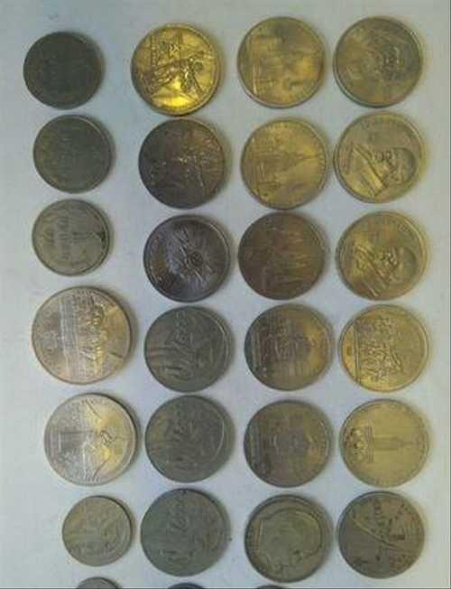 1 рубль набор юбилейных монет СССР