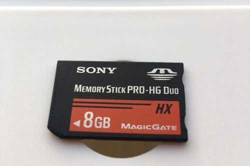Sony Memory Stick PRO HG Duo HX Magic Gate 8gb