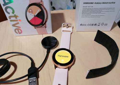 Электронные часы samsung galaxy watch active
